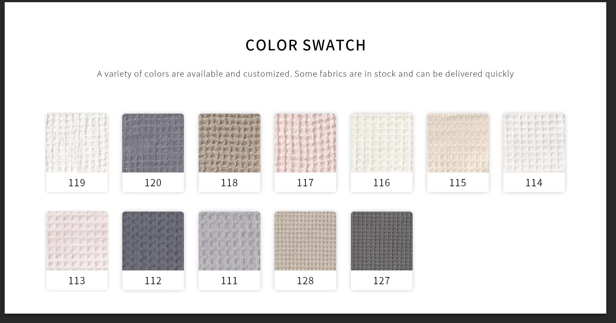 Wholesale Stock Linen Color Chart Set 170gsm 100% Pure Stone Washed ...