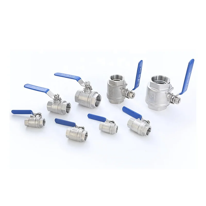 304 316L BSP NPT Pull Handle 2 Piece Ball Valve SS304 Stainless Steel 2pc Female Thread Sanitary ...
