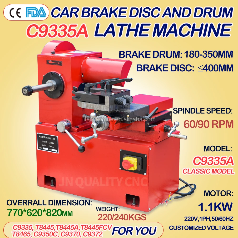 Ce C9335a C9335 Disks Drums Repair Brake Drums Disks Brake Repairing Lathe Machine - Buy Brake ...