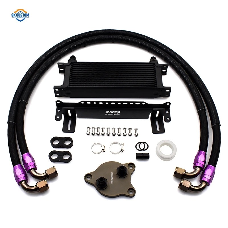 Sk Custom Gearbox Transmission Oil Cooler Kit For Toyota Yaris Corolla ...