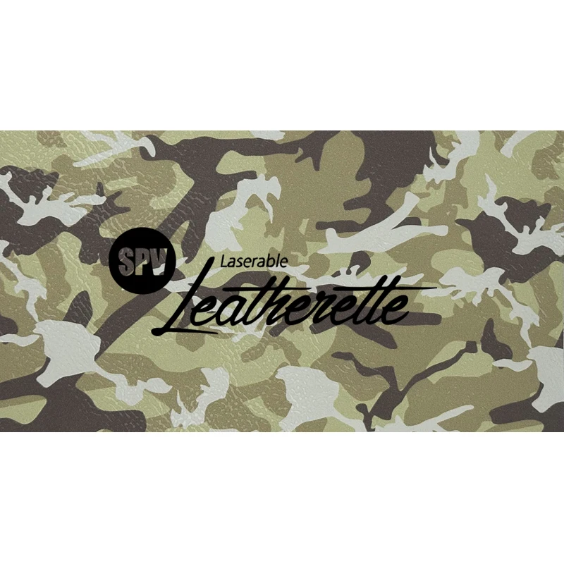 Camo Laserable Leatherette - Perfect for Custom Patches