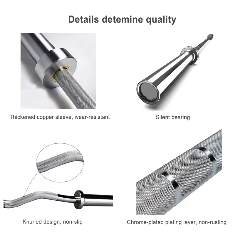 Gym Professional Biceps Triceps Training Barbell Swiss Rod Multi ...