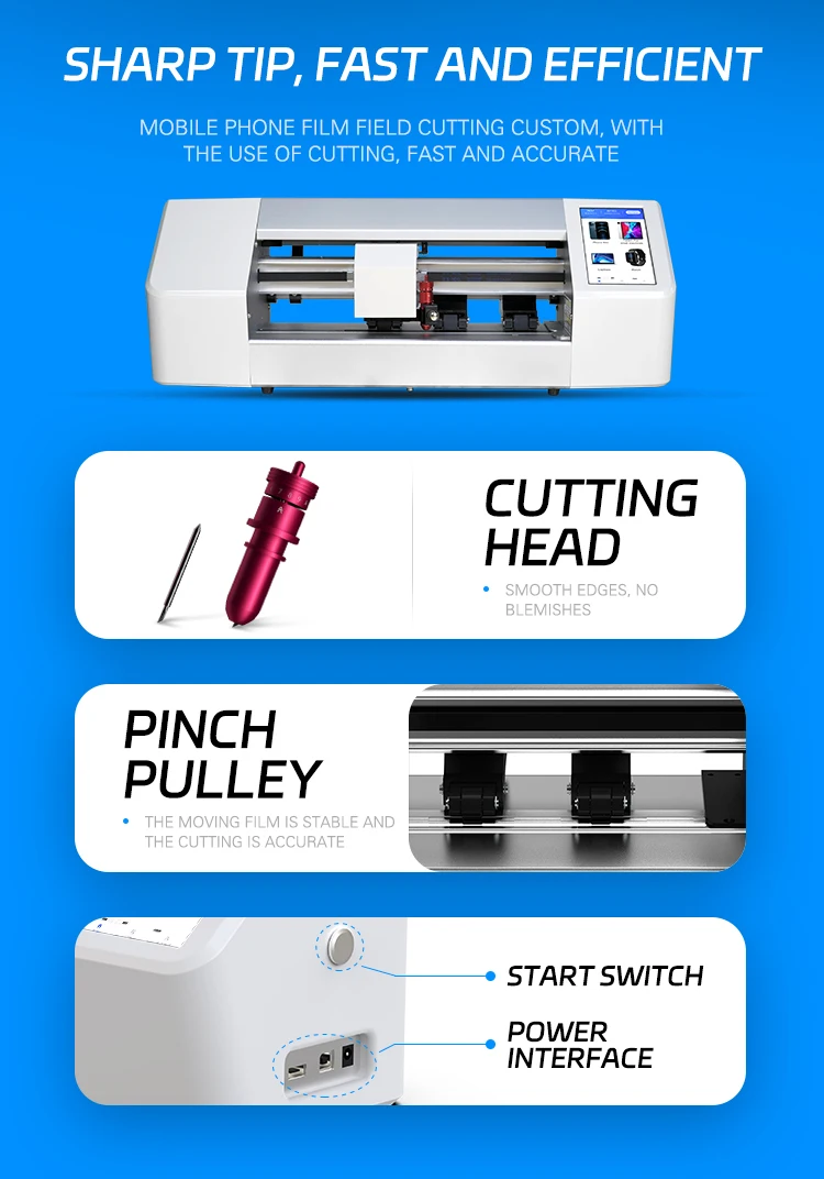 For Hydrogel Film Cutting Plotter Intelligent TPU Screen Protector ...
