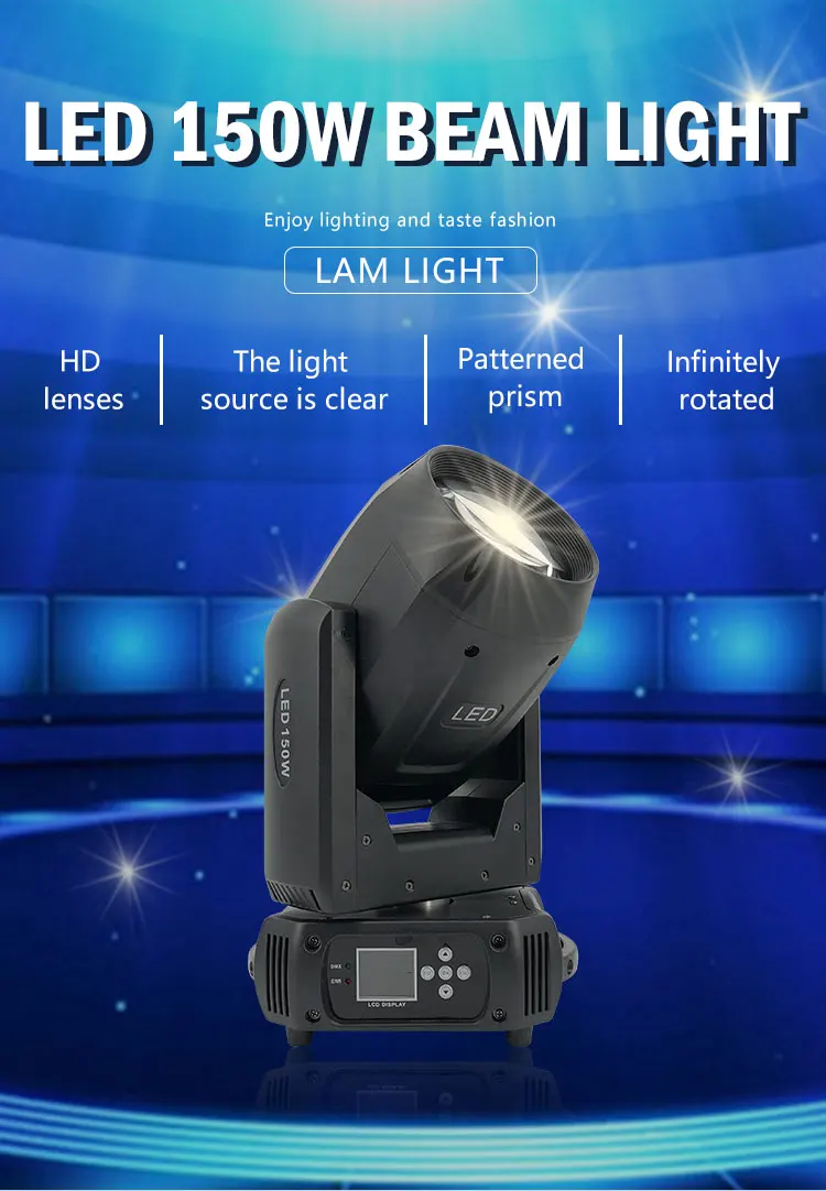 Hot Sale 150w Led Moving Head Beam Light Dmx 150w Gobo Wash Spot Sharpy ...