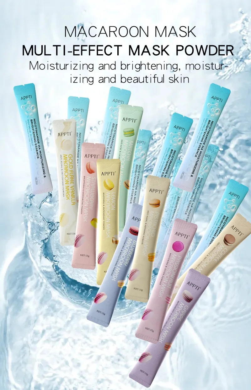 Diy Spa Organic Collagen Hydro Jelly Rose Facial Powder Mask Skin Care ...