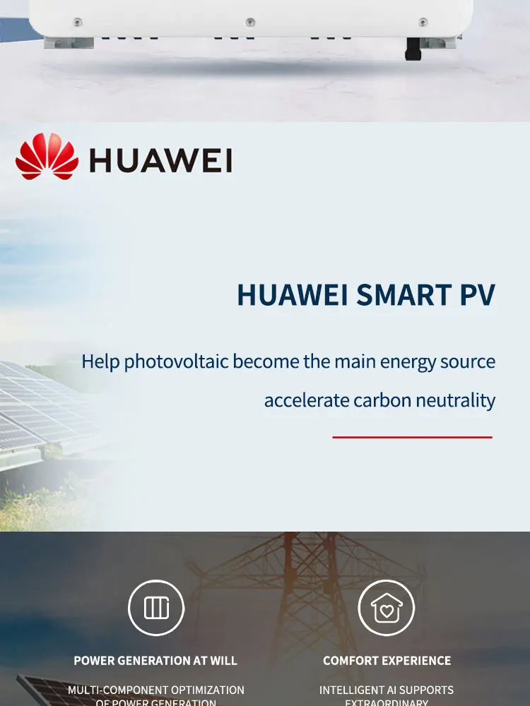 Huawei On Grid Solar Inverter Sun2000-100ktl-m1100kw Sun2000-110ktl-m2 ...