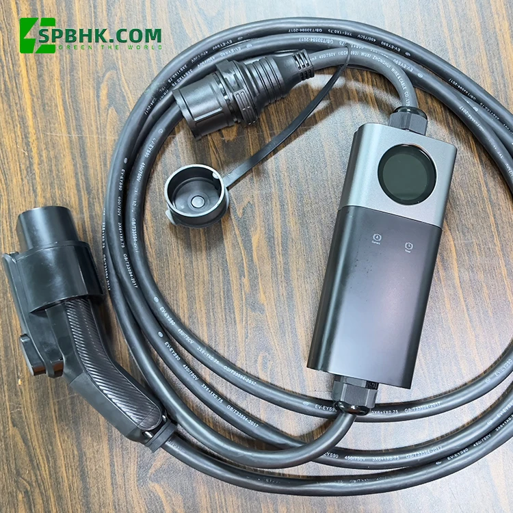 1phase 3phase 16a 32a Level 2 Portable Ev Charger Type 1 Type 2 Gbt Ev ...