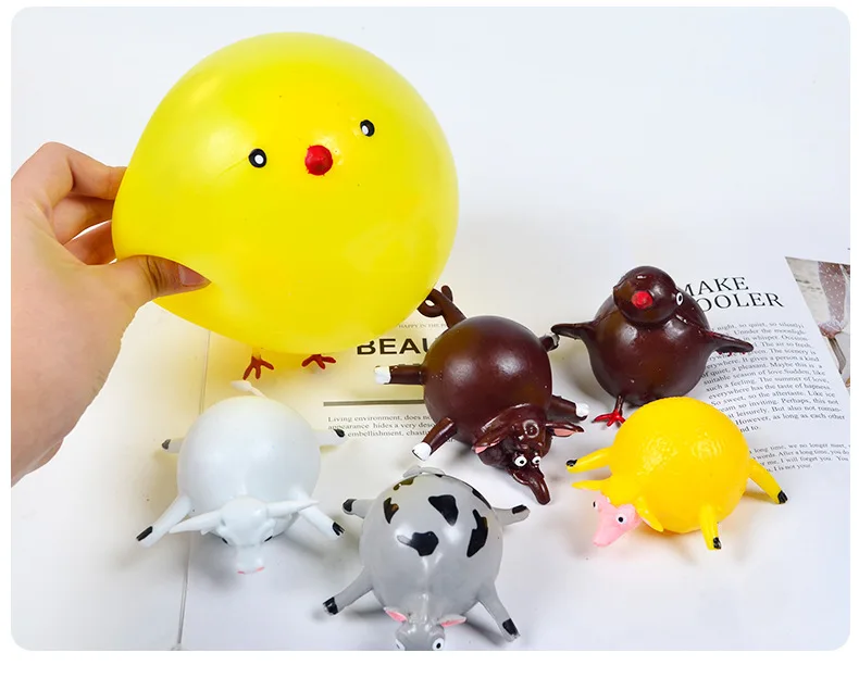 Explosive Creative New And Unique Tpr Inflatable Animal Vent Toy ...