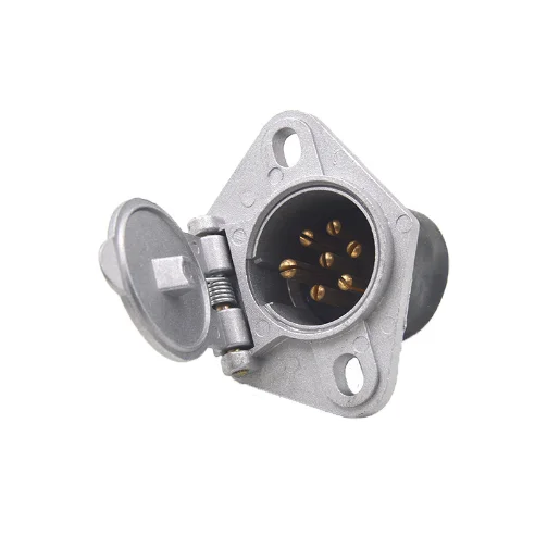 7-pin socket Semi-trailer trailer connector power system 7-hole socket ...