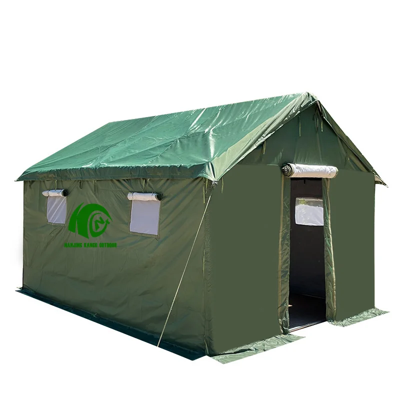 Kango Super Strong Waterproof Heavy Duty Canvas Tent Green Color Canvas ...