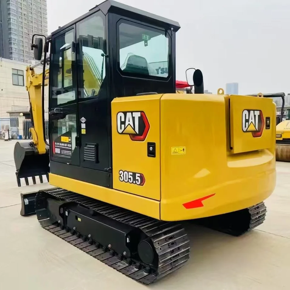 New Style CAT 305.5 Excavator Latest Model 5tons 95% New Original with ...