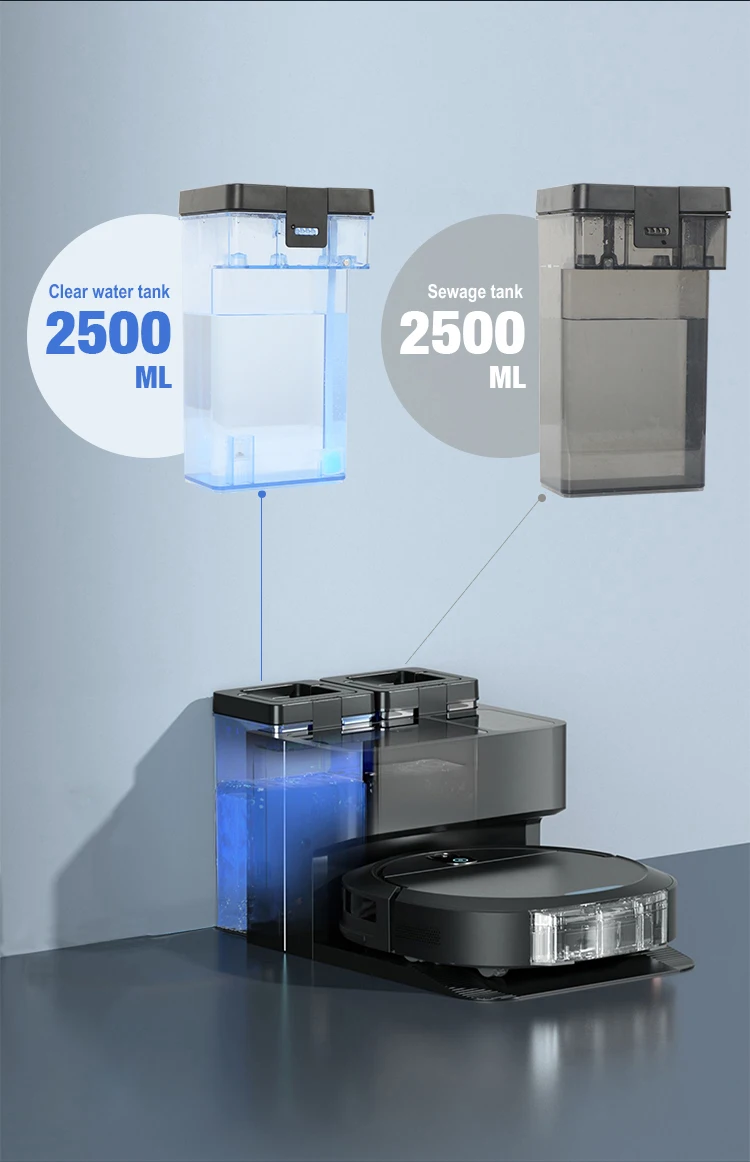 Automatic Self-cleaning Mop Washing Human Intaligent Mopping Robot ...