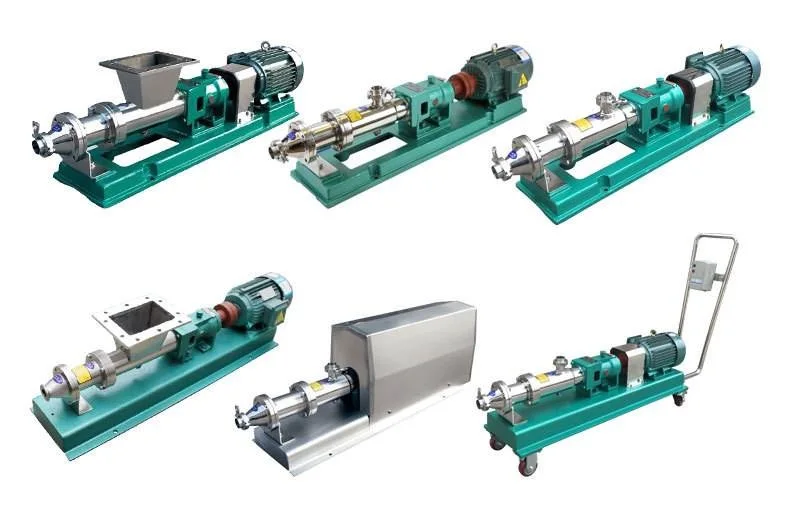 Feixiang Small Electric Helical Mono Screw Pump with Hopper