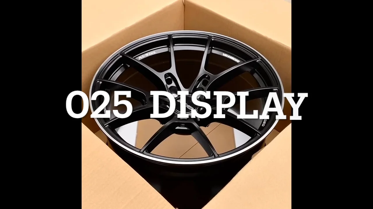 Maining Custom Size Wheels G025 Wheel 19x9.5 5x114.3 45mm Formula Black ...