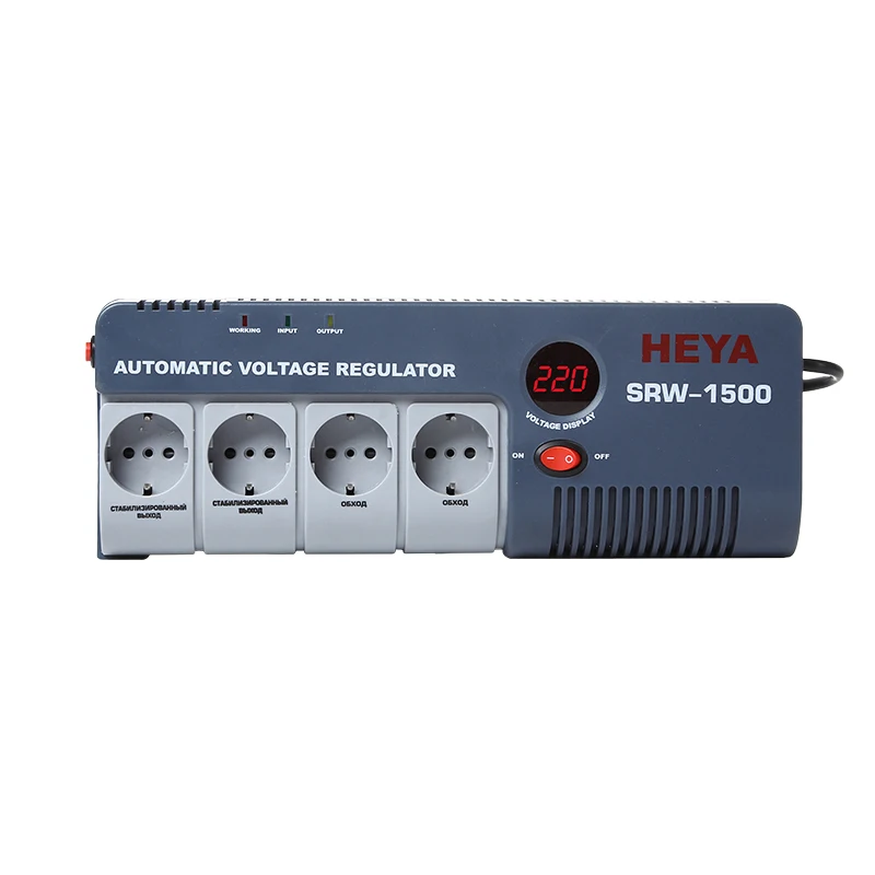 Home 1000va Socket Relay Ac Automatic Voltage Regulators Stabilizers 3 ...