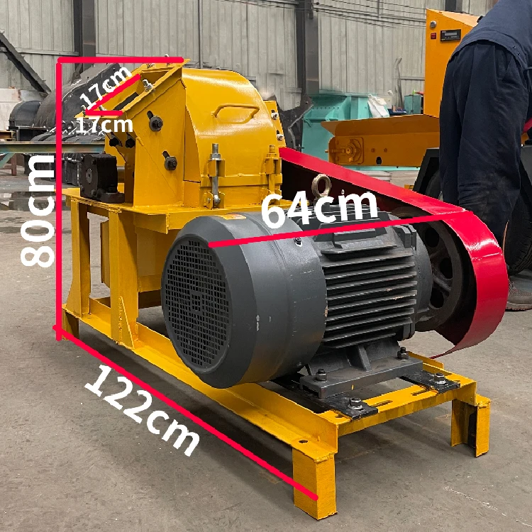 Heavy Duty Electrical Wood Pallet Shredding Shredder Crusher Machine ...