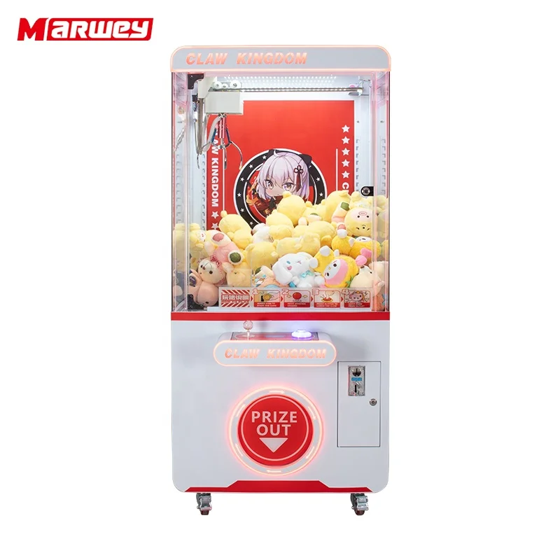 Cheap Gift Store Claw Machine Luxury Coin Operated Stuff Toys Metal ...