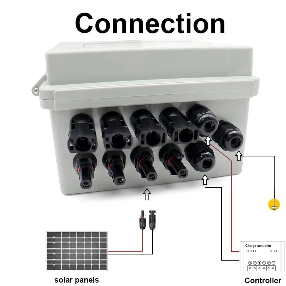 4 String PV Combiner Box - IP65 Waterproof Solar Solution