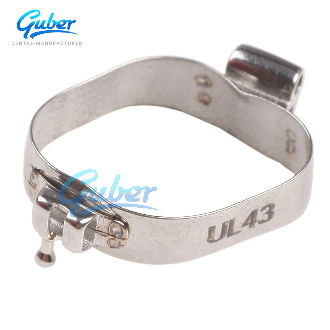Orthodontic Premolar Bicuspid Bands Welded with Brackets