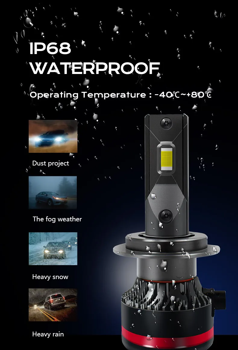 Conpex M8 LED Headlight H7 - 90W, 10000lm for Auto LED