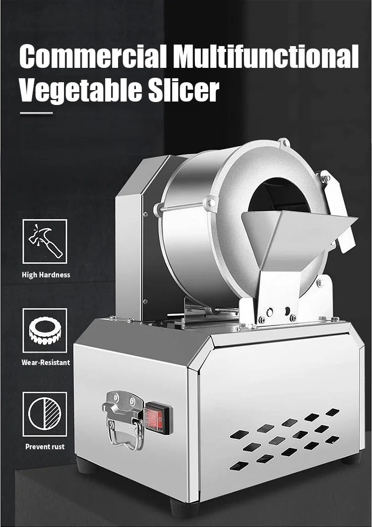 2021 Small Mini Ginger Sweet Potato Peeling & Slicing Machine - HOUPLUS