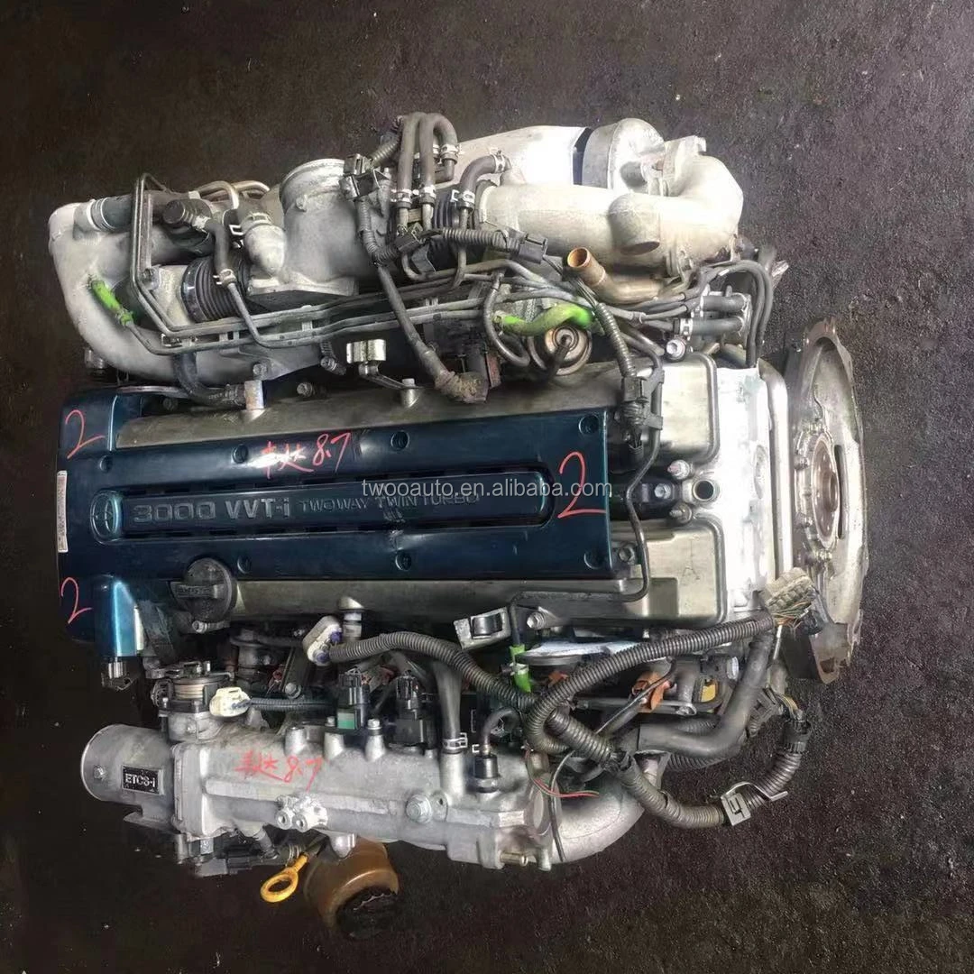 Toyota 2JZ-GTE VVTi Twin Turbo V6 Engine with V161 6-Speed Transmission ...