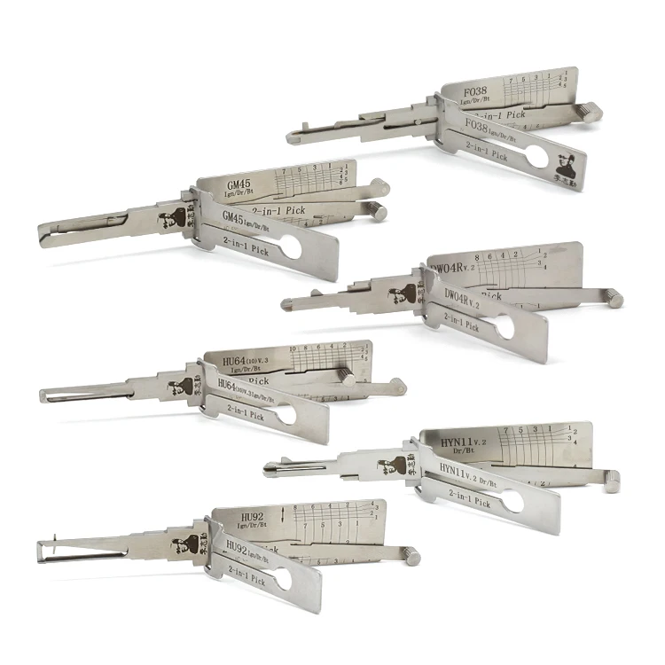 Original Lishi 2-in-1 KW1 Locksmith Tool for House Locks - Quality Lock ...