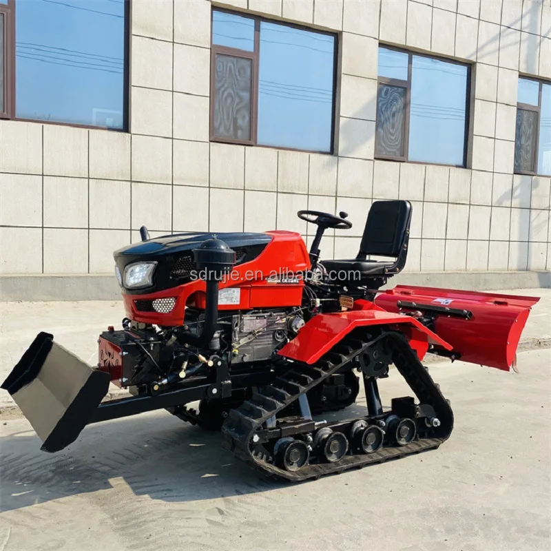 Rujie Multifunction Crawler Tractor - 35HP Agricultural Power