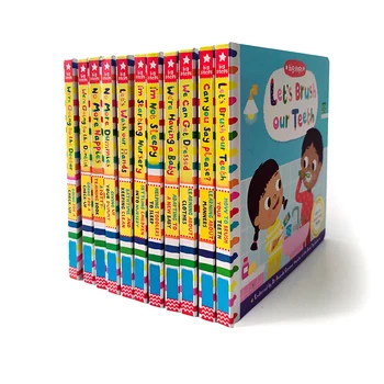 Eco-friendly Lift The Flap Books Printing Early Education Toy English ...