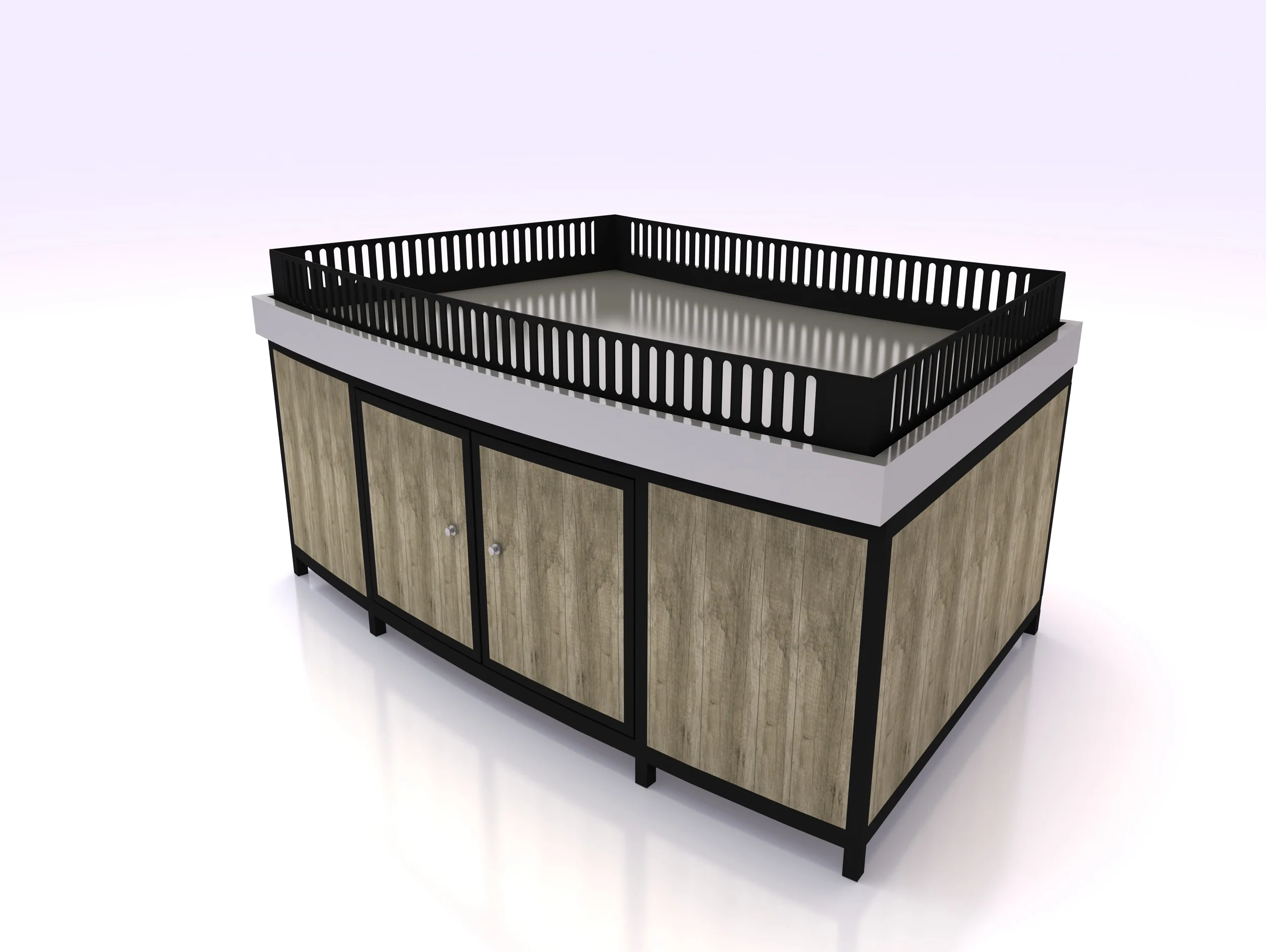 High Quality Supermarket Wood Fruit Vegetable Shelf Display Rack Stand ...