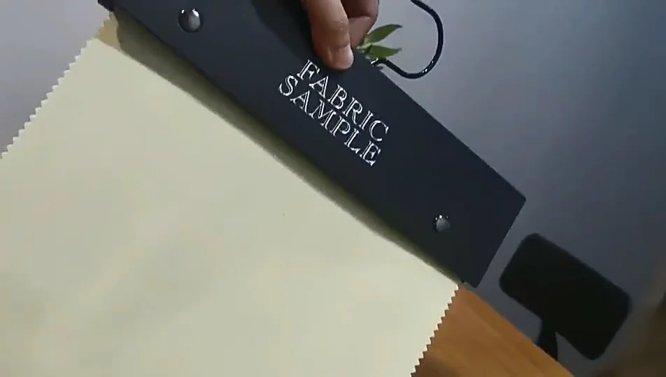 Custom Textile Fabric Swatches Sample Cardboard Color Printing Paper ...