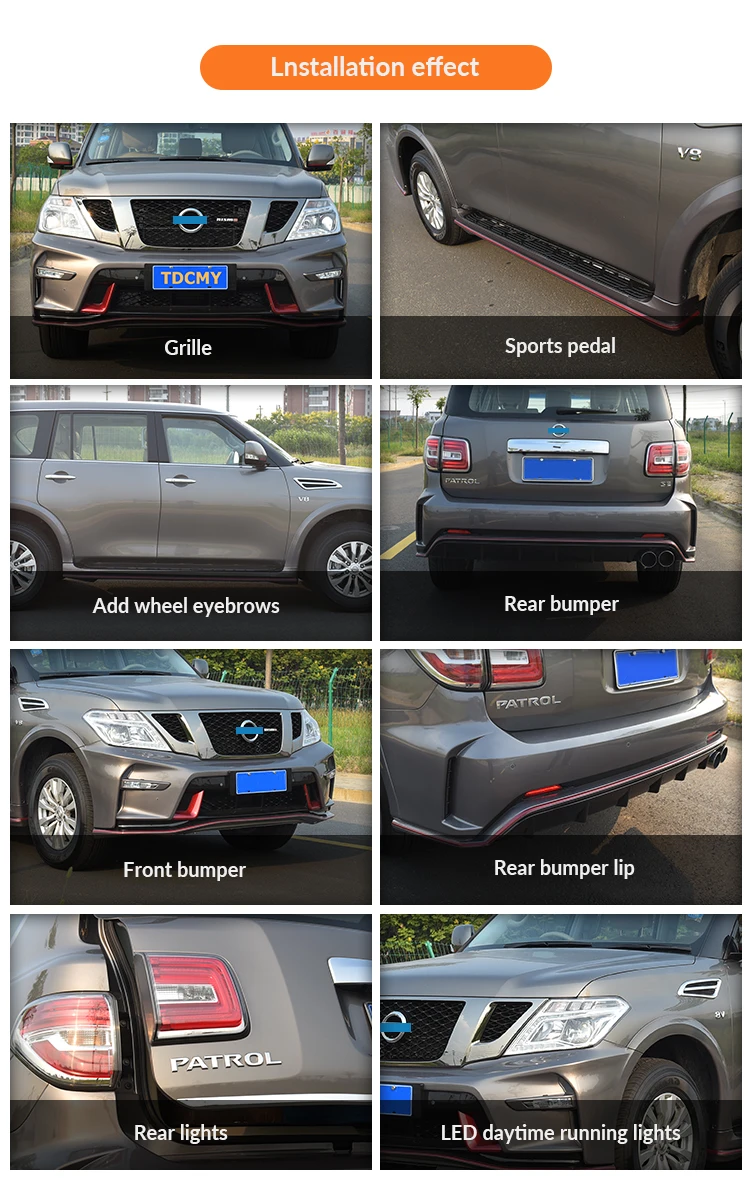 Tdcmy Wholesale Price Body Kits Grille Spoiler Air Outlet Exhaust ...