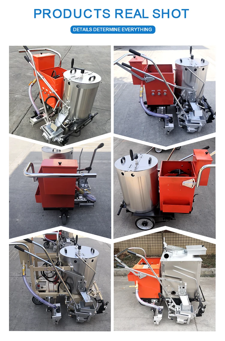 Kettle Hydraulic Hot Melt Paint Driving Type Road Marking Machines ...