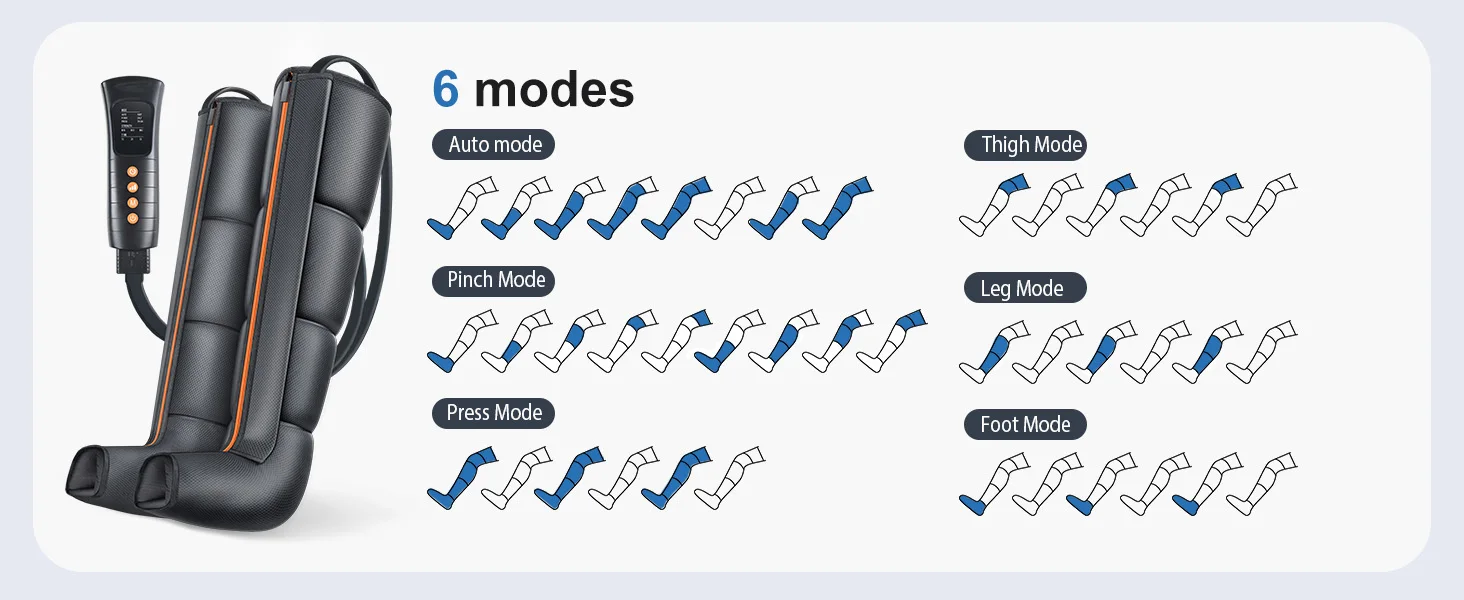 Healthpal Oem Odm 8 Chamber Pneumatic Medical Grade Shorts ...