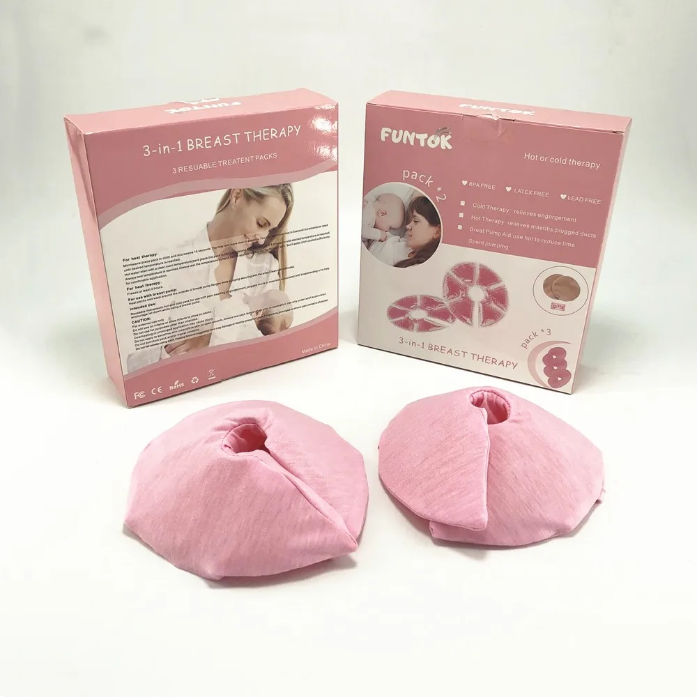 Breast Heating Pads For Postpartum Breastfeeding Nursing Hot Cold Gel ...