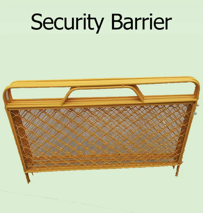 Yellow Steel Manhole Guard Rail for Safety Barrier & Edge Protection