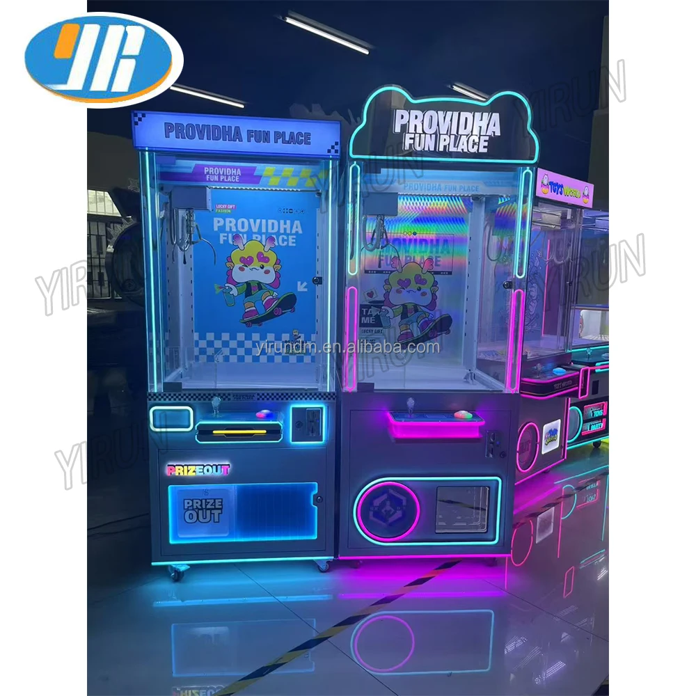 Yirun Mini Candy Claw Vending Machine Children's Plush Toy Arcade Crane ...