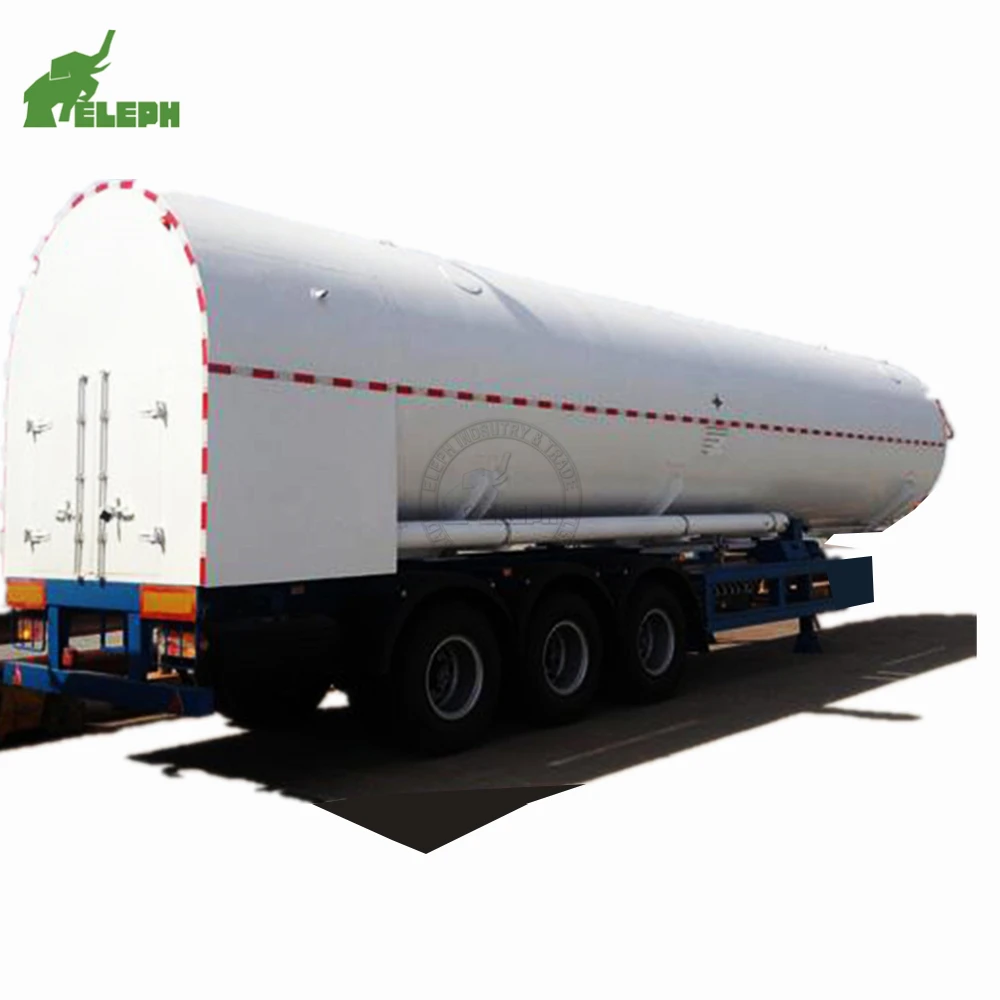 carbon dioxide liquid Co2 transport tank truck co2 gas tank semi ...