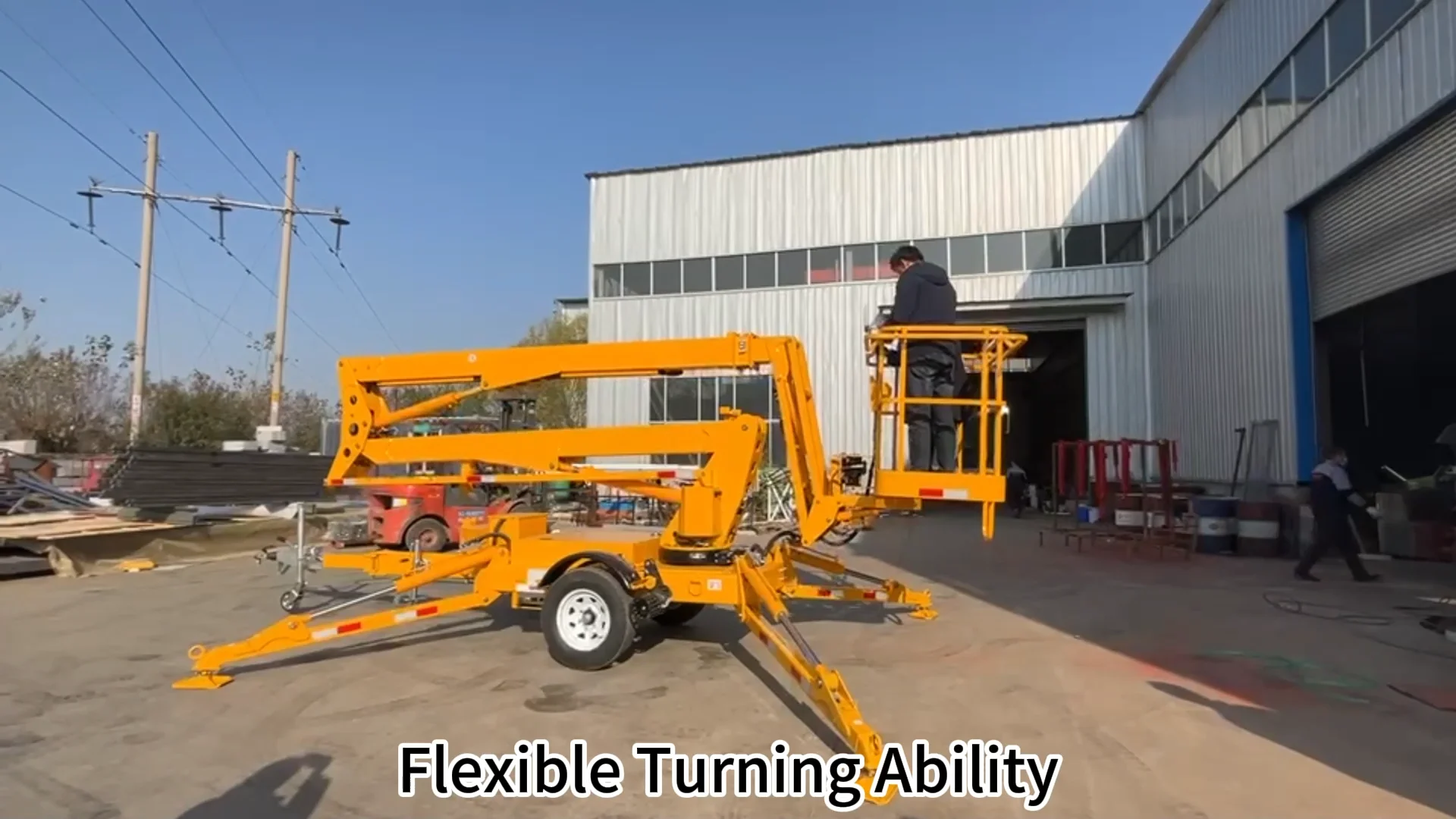 Portable Lifter Telescoping 10m 12m-24m 50m Cherry Picker Aerial ...