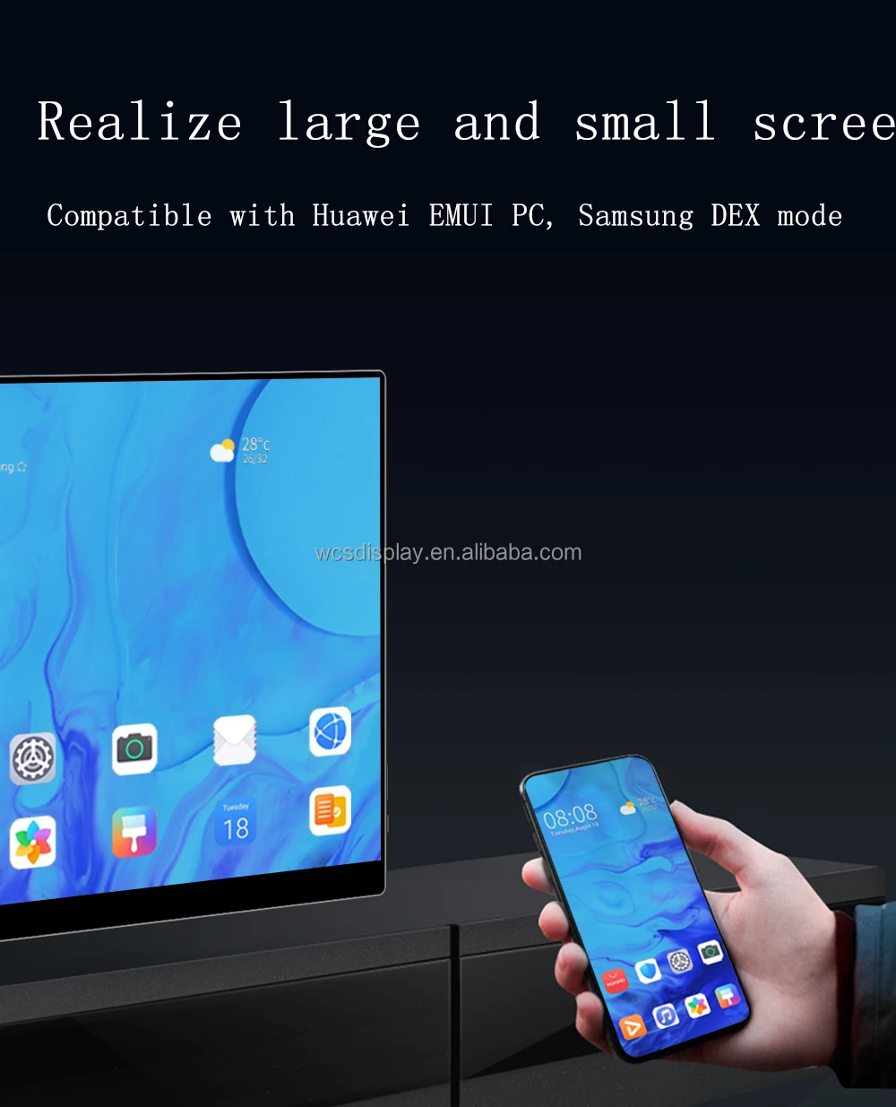 15.6 Inch 4K UHD Anti-Blue Light Portable Monitor for Business