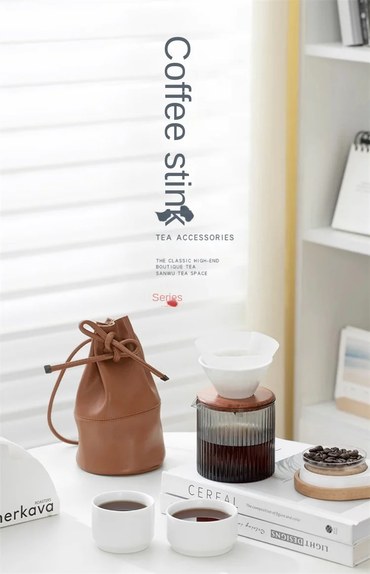 Portable Hand Travel Coffee Set Suit Ceramic Hand Wash Pot Drip Type ...