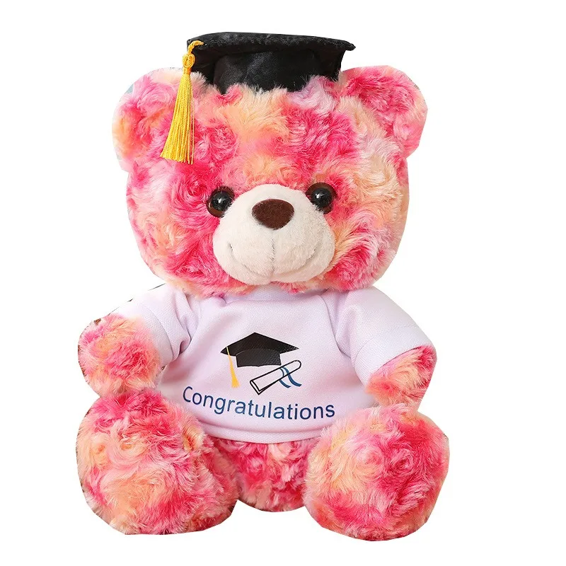 Congratulation Gift Customized Logo Plush Doll Sublimation Teddy With ...