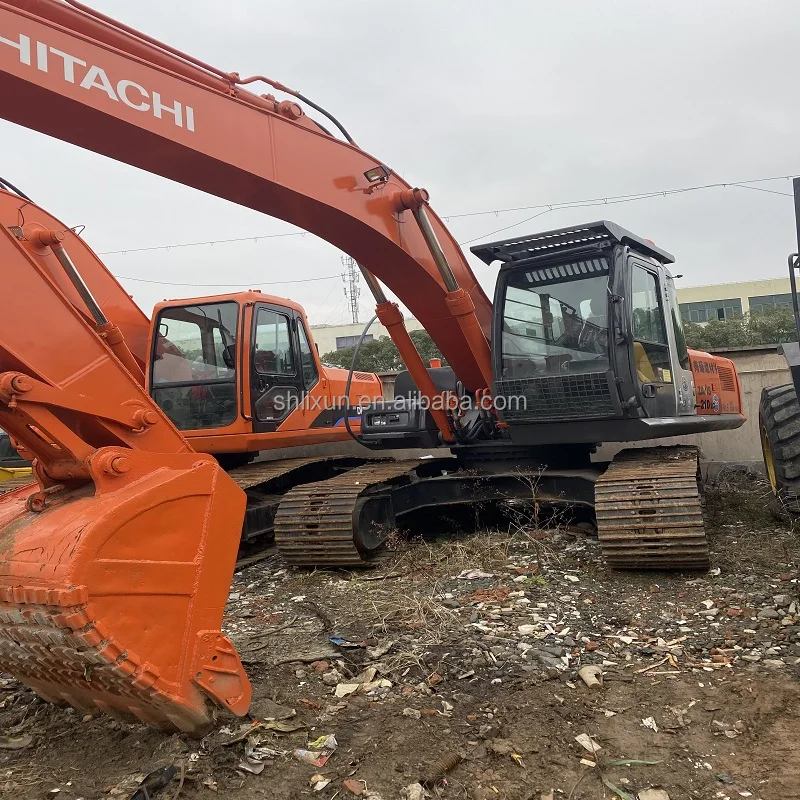 Low Work Hours Used Excavators Hitachi Zx210 Hydraulic Machinery Digger ...
