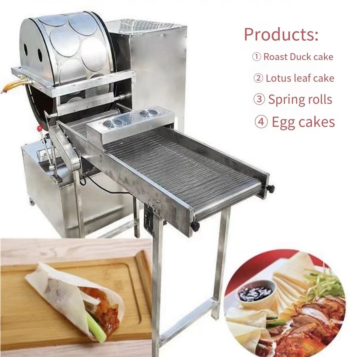Traditional Spring Roll Samosa Machine/Electric Egg Roll Maker Rolling ...