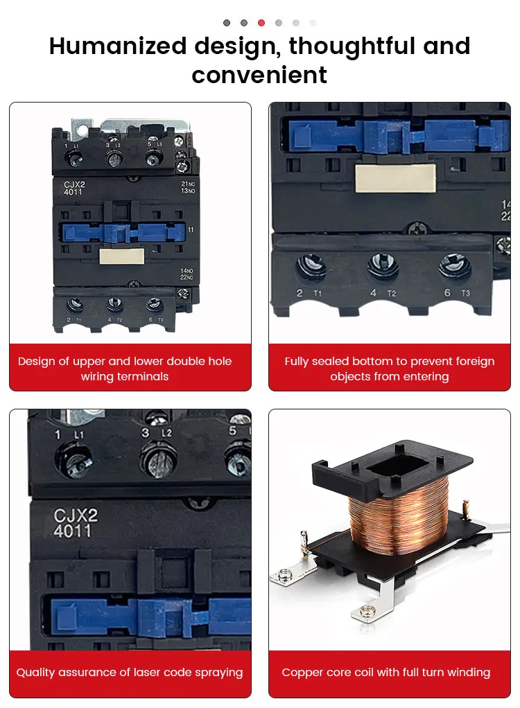 CHINT CJX2-4011 AC Contactor - High Quality 3 Phase Control