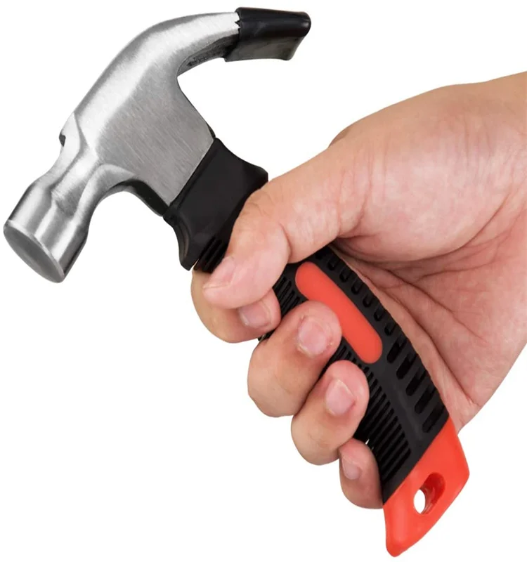 Small Claw Hammer 8 oz. with Magnetic Nail Starter - Polished Heavy ...