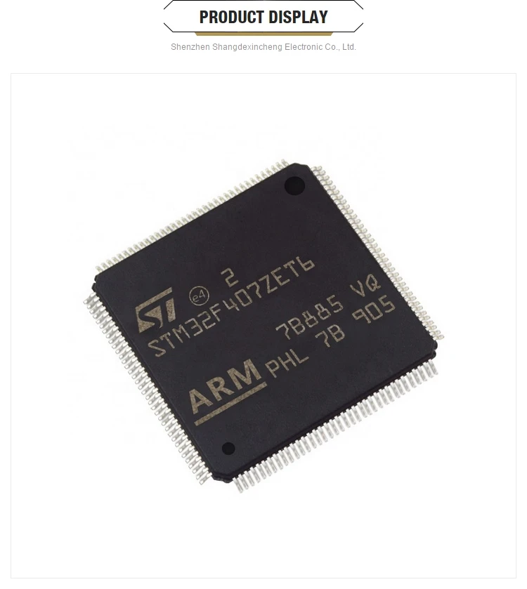 Brand New Stm32f407zet6 Ic Mcu 32bit 512kb Flash 144lqfp Electronic ...