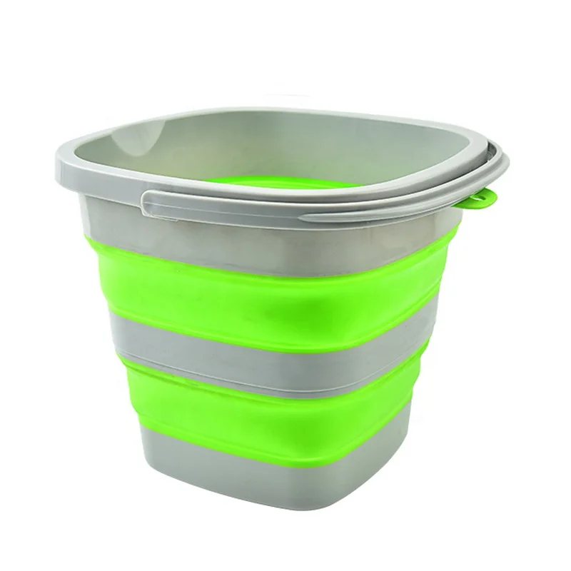 Foldable Square Multi-functional Storage Bucket With Handle Folding ...