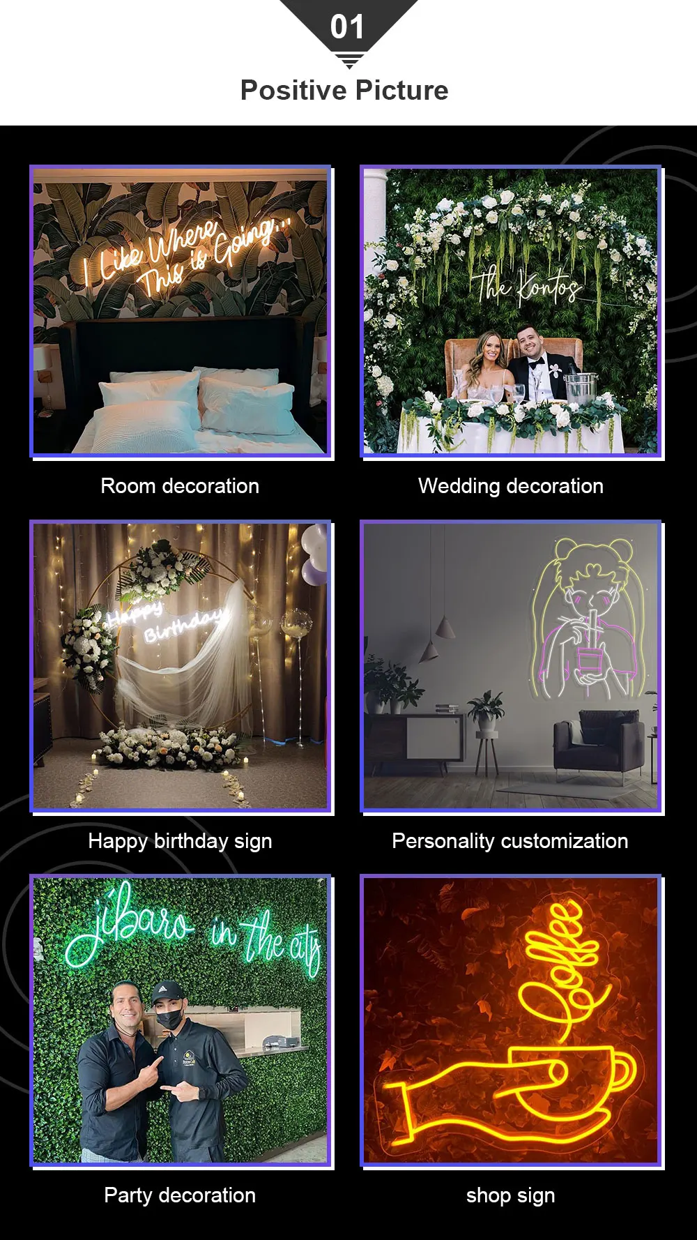 Winbo Dropshipping Rgb Logo Light Number Free Design Custom Neon ...