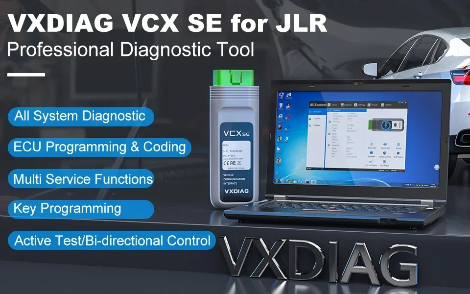 VXDIAG VCX SE for JLR DoIP Car OBD2 Scanner Diagnostic Tools J2534 ...